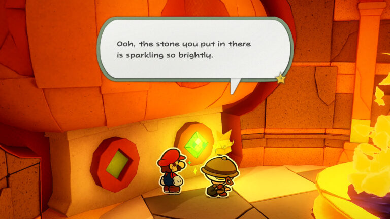 Fire Vellumental Cave - Paper Mario: The Origami King Walkthrough Guide