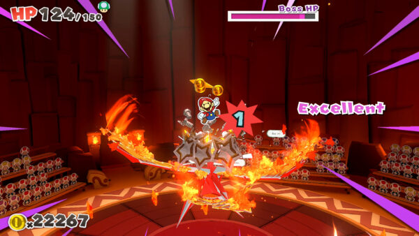 Fire Vellumental Cave - Paper Mario: The Origami King Walkthrough Guide