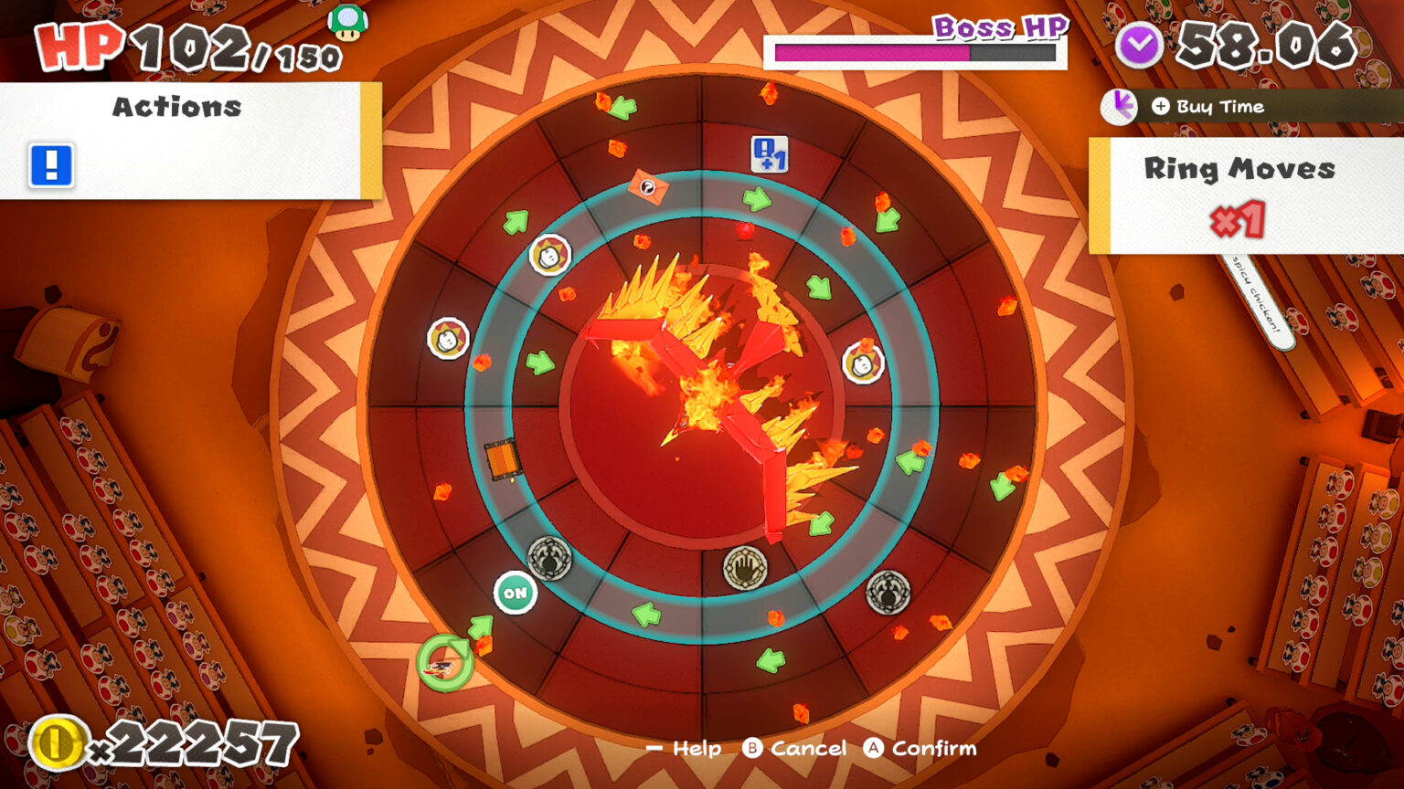 Fire Vellumental Cave - Paper Mario: The Origami King Walkthrough Guide