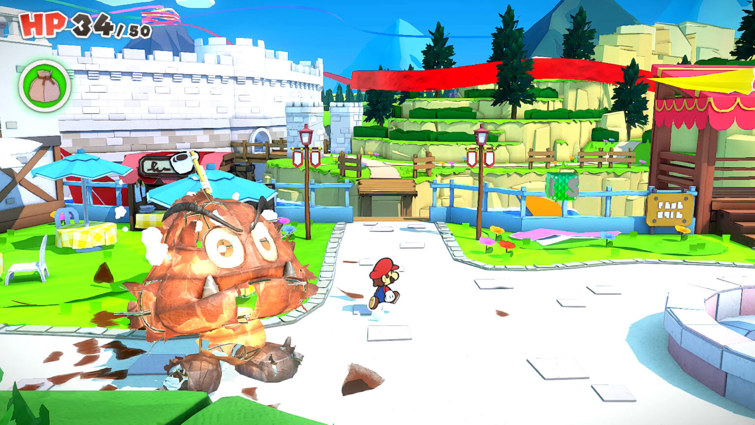 Toad Town - Paper Mario: The Origami King Walkthrough Guide