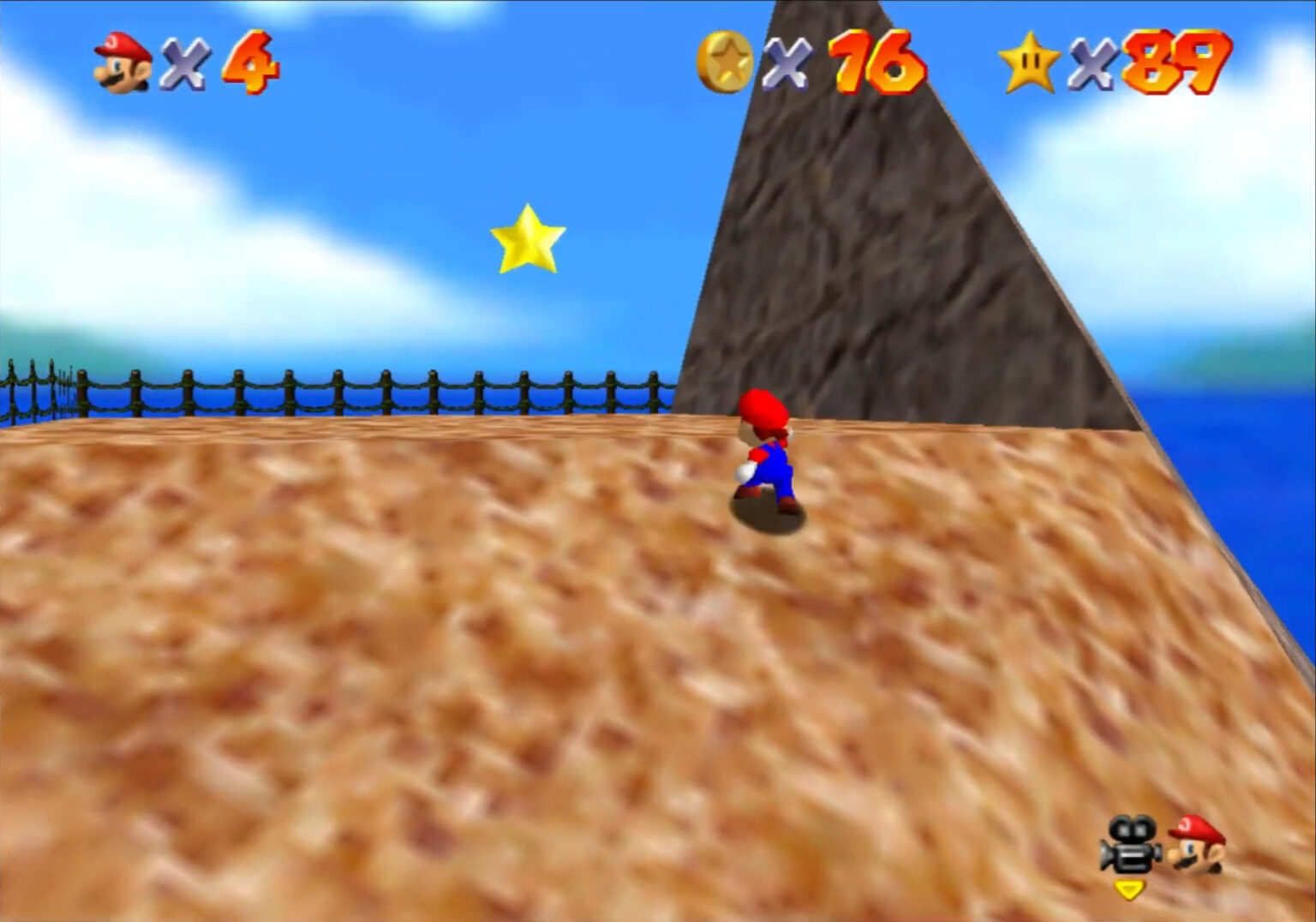Tall, Tall Mountain Stars - Super Mario 64 Walkthrough