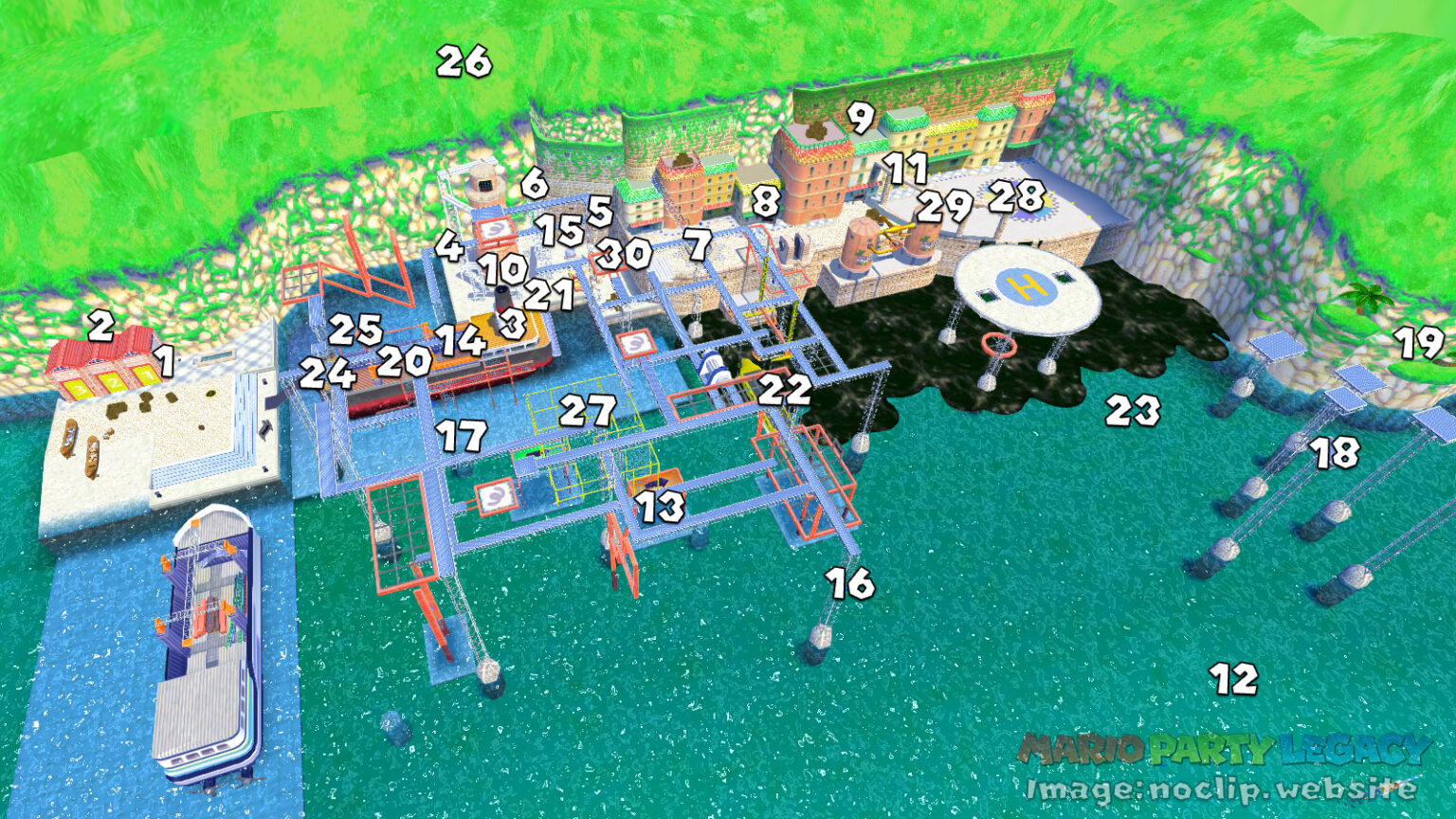 Ricco Harbor Blue Coins - Super Mario Sunshine Walkthrough %%page%%