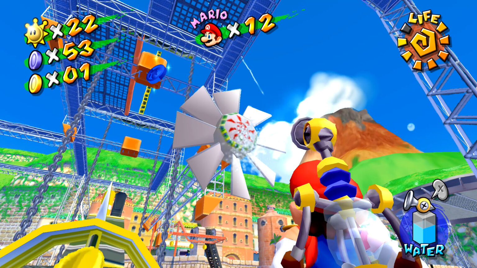 Ricco Harbor Blue Coins - Super Mario Sunshine Walkthrough