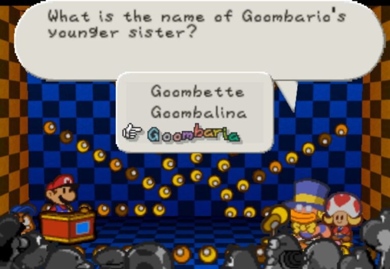 Chuck Quizmo Answers - Paper Mario 64 Walkthrough