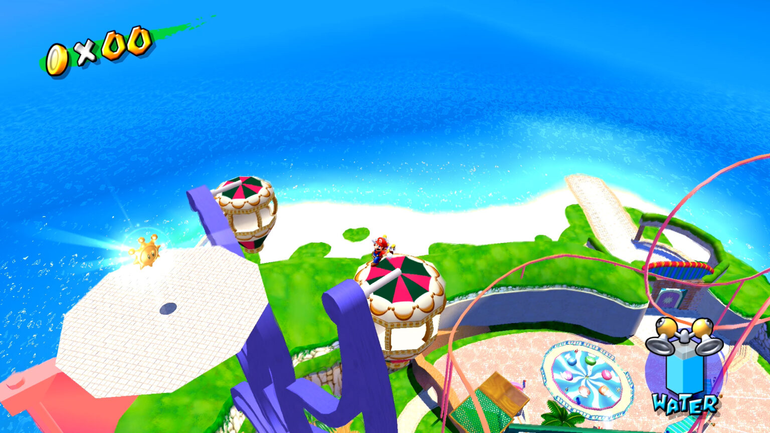 Pinna Park - Super Mario Sunshine Walkthrough | Mario Party Legacy