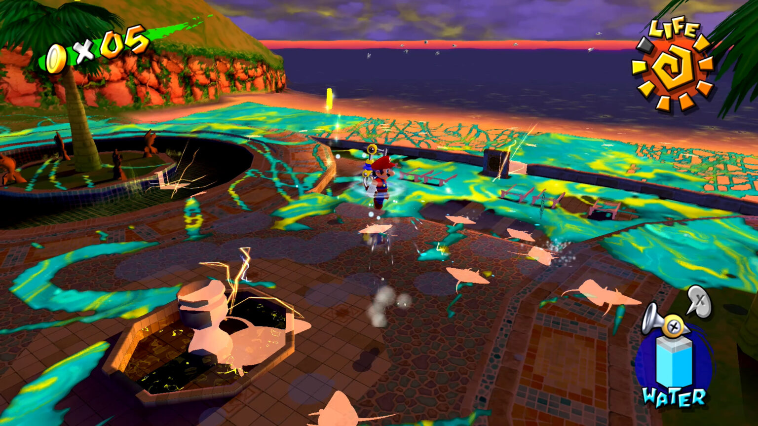 Sirena Beach - Super Mario Sunshine Walkthrough