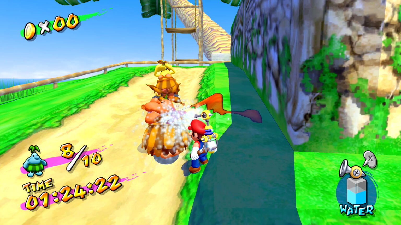 Pianta Village - Super Mario Sunshine Walkthrough | Mario Party Legacy
