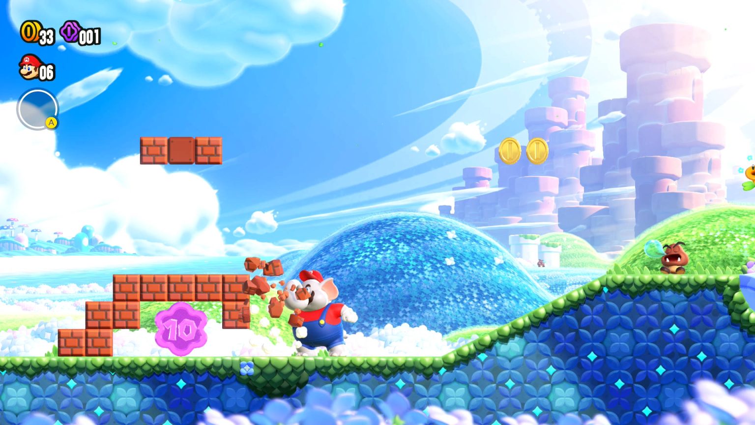 W1: Pipe-Rock Plateau - Super Mario Bros. Wonder Walkthrough - Mario ...