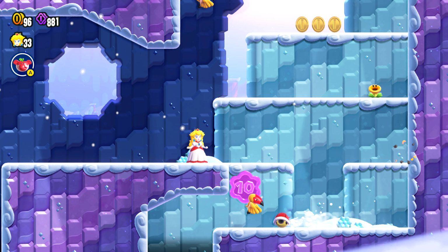 W2: Fluff-Puff Peaks - Super Mario Bros. Wonder Walkthrough - Mario ...