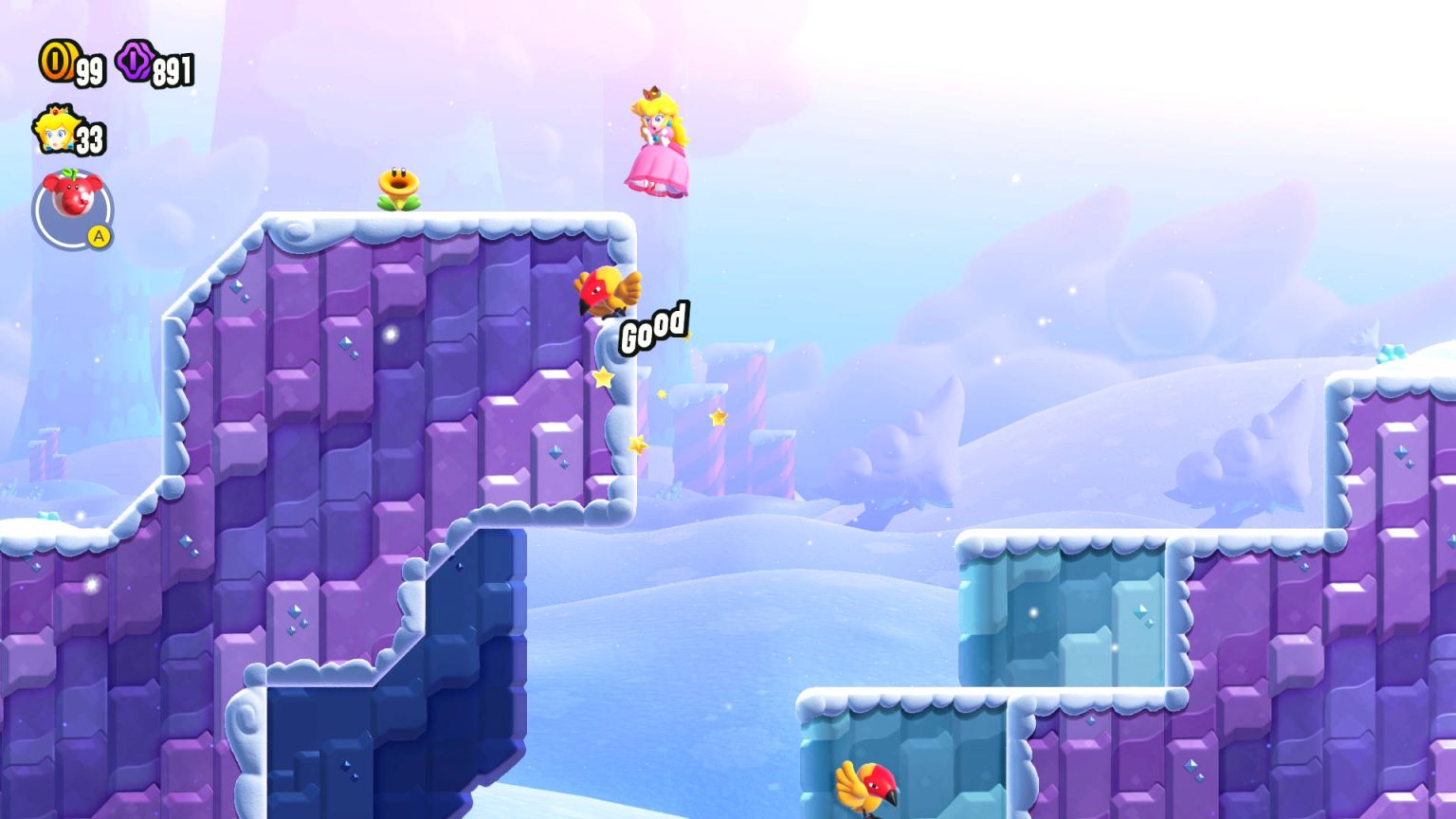 W2: Fluff-Puff Peaks - Super Mario Bros. Wonder Walkthrough - Mario ...