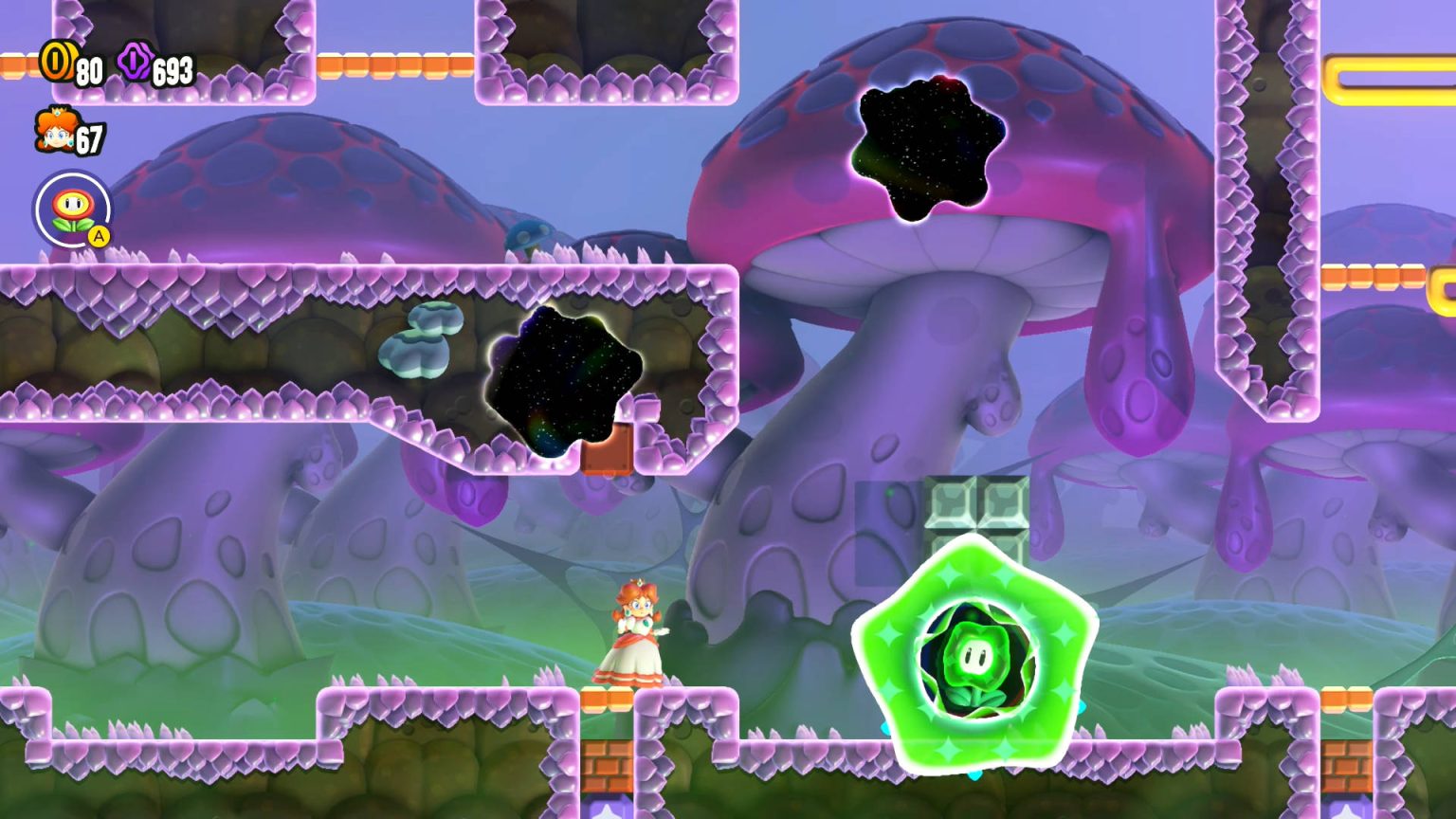 W5: Fungi Mines - Super Mario Bros. Wonder Walkthrough - Mario Party Legacy